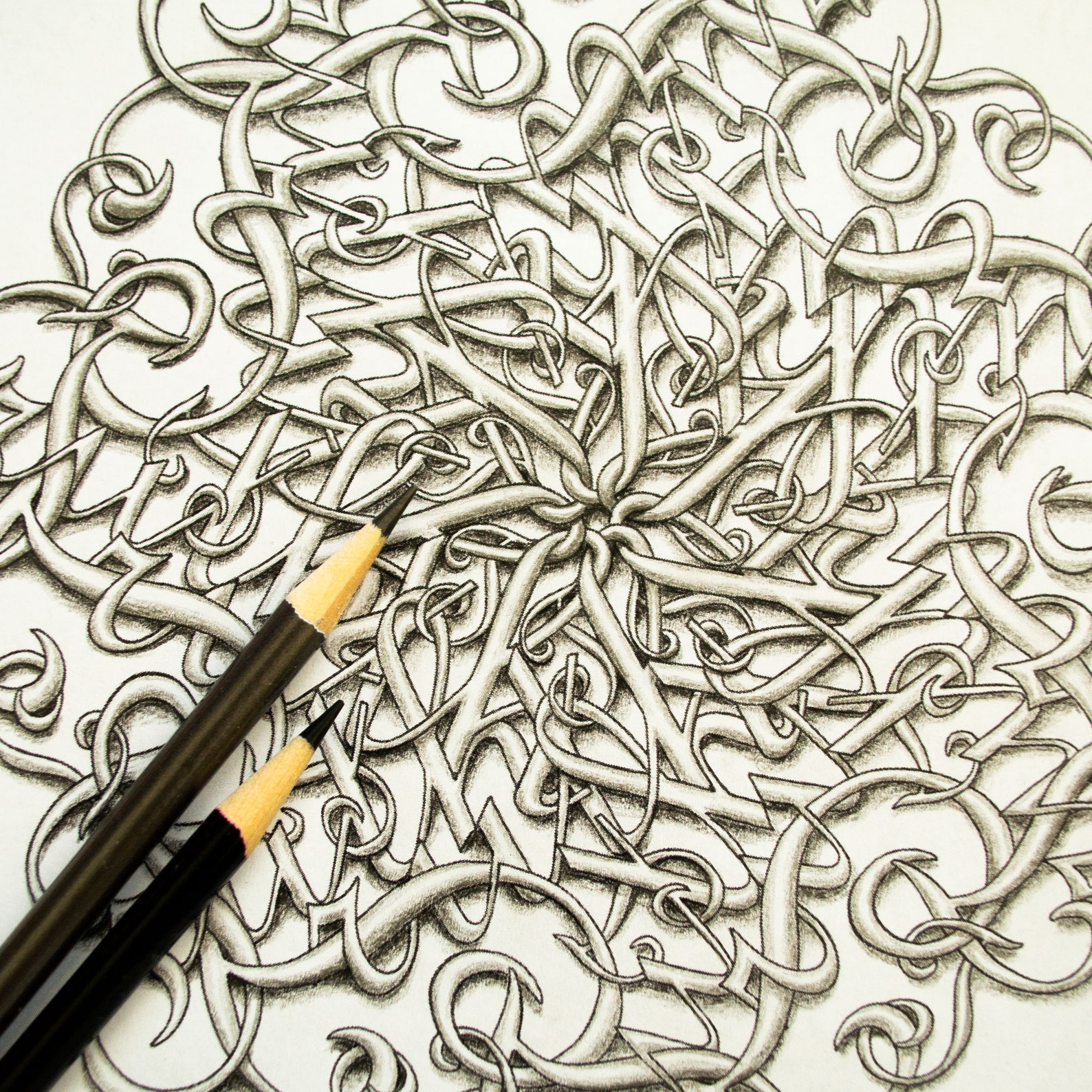 Speak Your Truth - Modern Calligraphy / Lettering / Typography Mandala ...