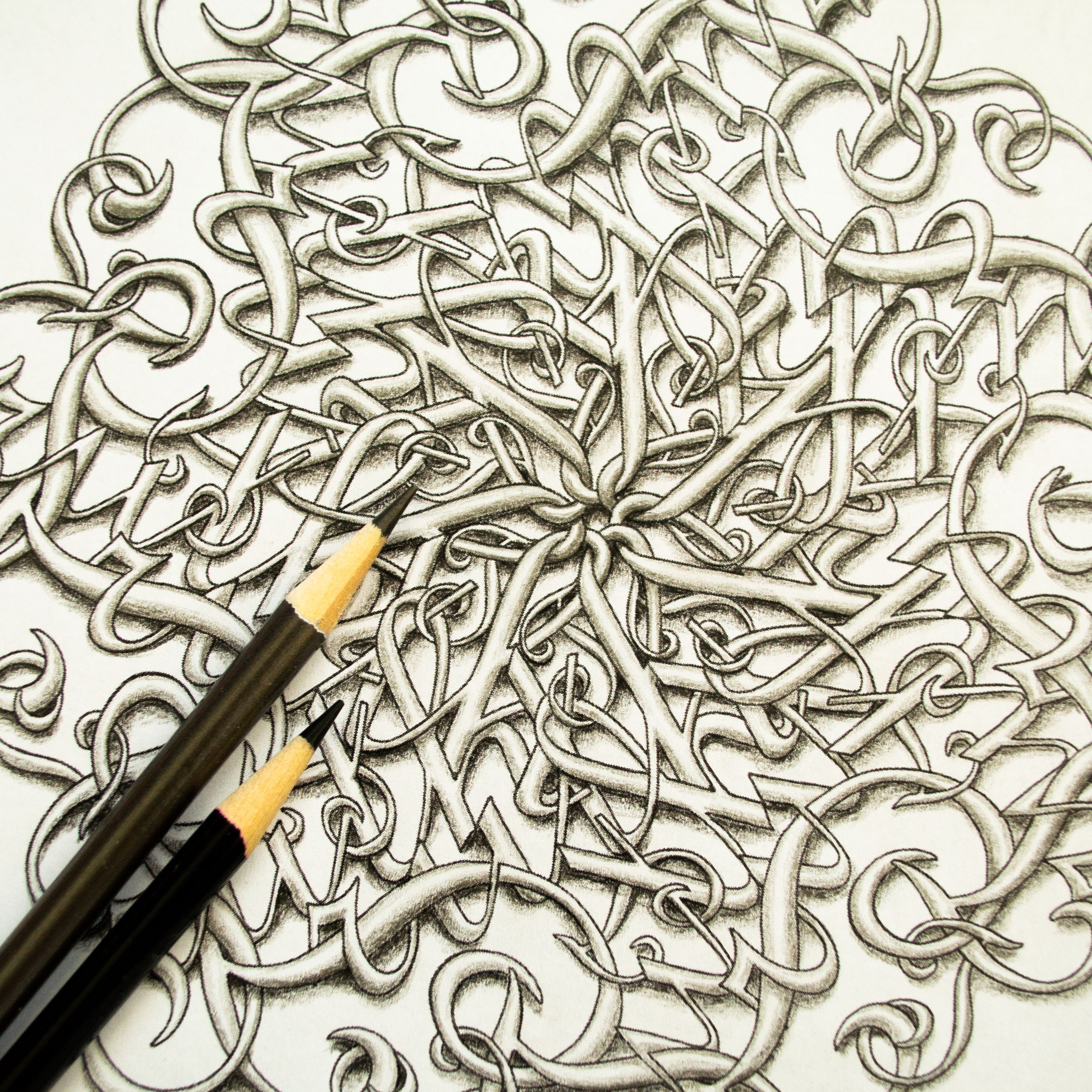 Speak Your Truth - Modern Calligraphy / Lettering / Typography Mandala ...