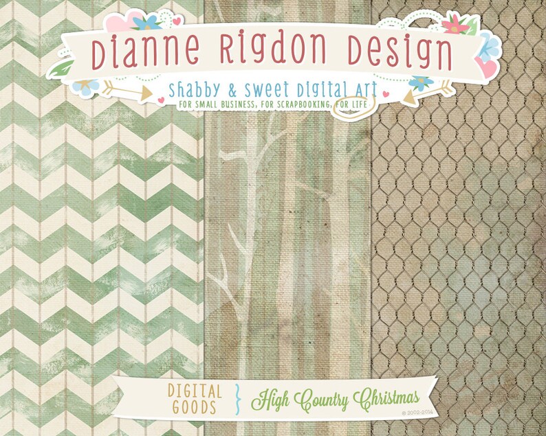 Soft Rustic Christmas Backgrounds Personal Use Only Instant Download ...