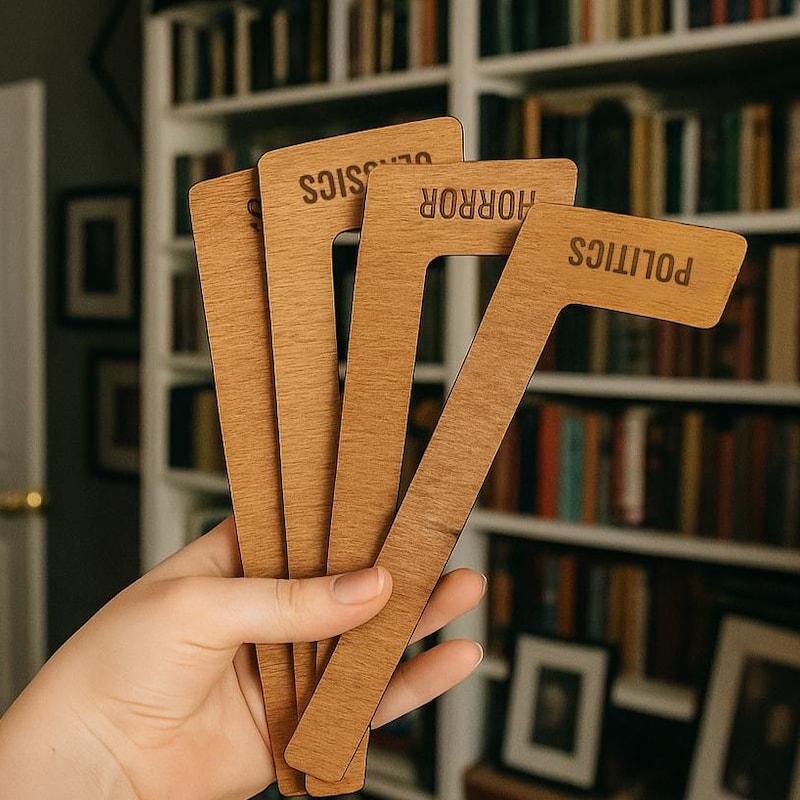 Bookshelf Dividers - Etsy