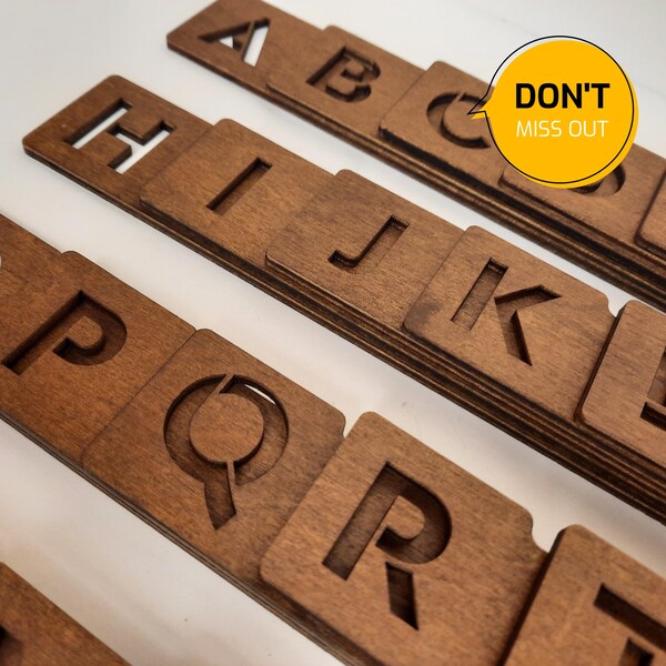 Alphabet Divider - Etsy