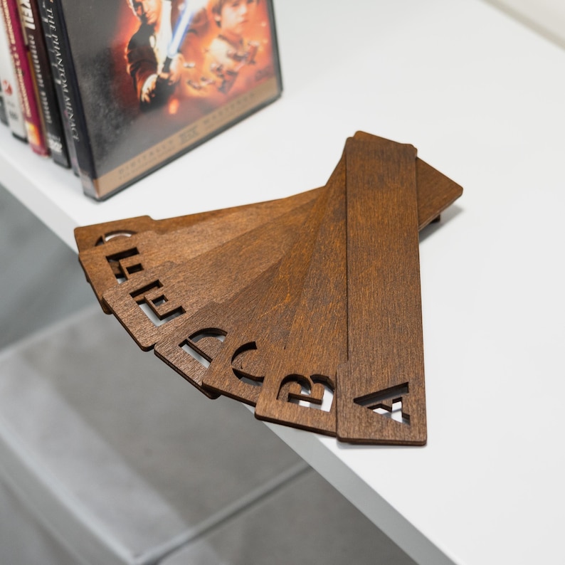 CD Dividers A-z, Wood Vinyl Record Divider, Compact Disc Storage, Vinyl ...