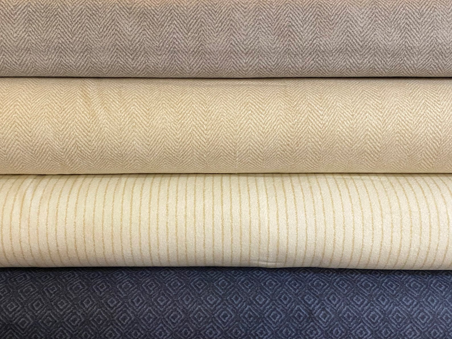 Woolies Flannel Cream Herringbone Maywood Flannel Fabric - Etsy