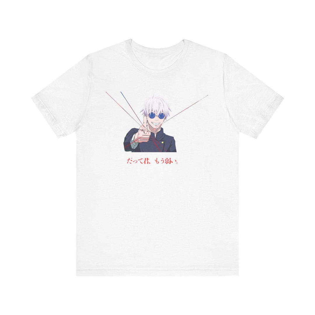 Gojo Satoru Shirt, Jujutsu Kaisen Tee, Anime Fan Merch, Gojo Vs Sukuna ...