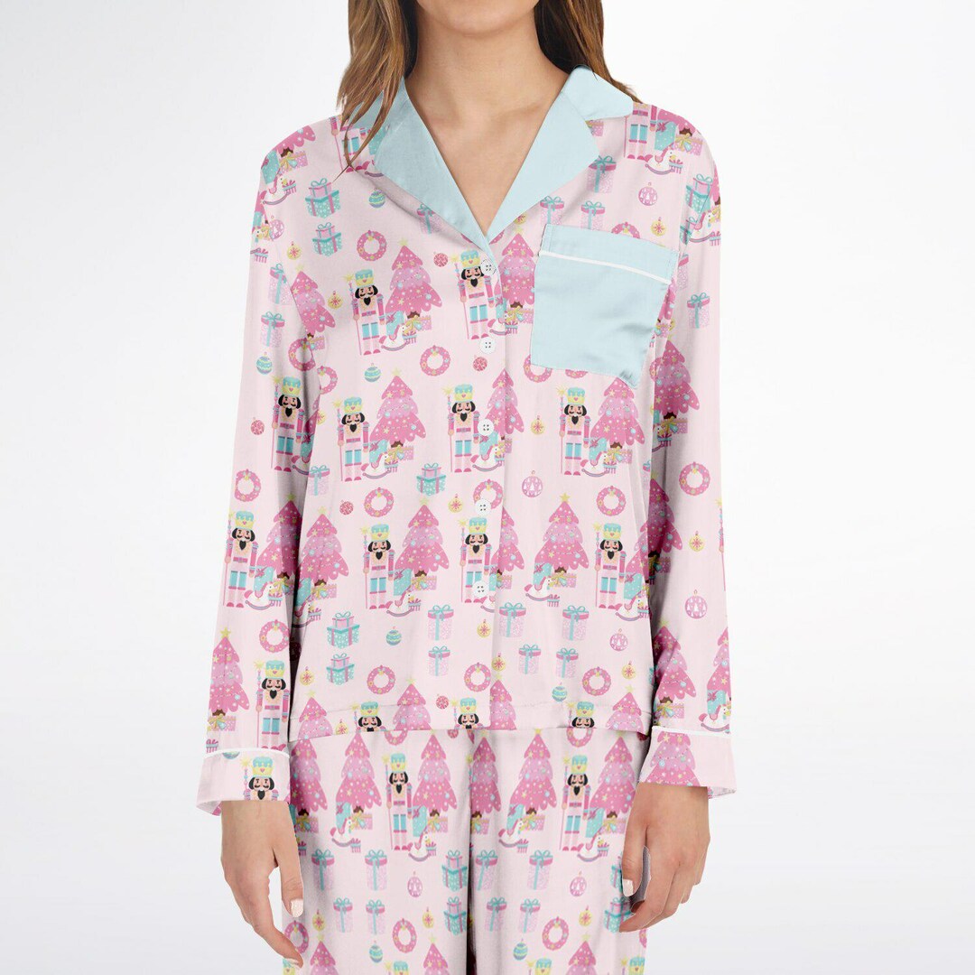 Christmas Nutcracker in Candy Land Women's Satin Pajamas - Etsy