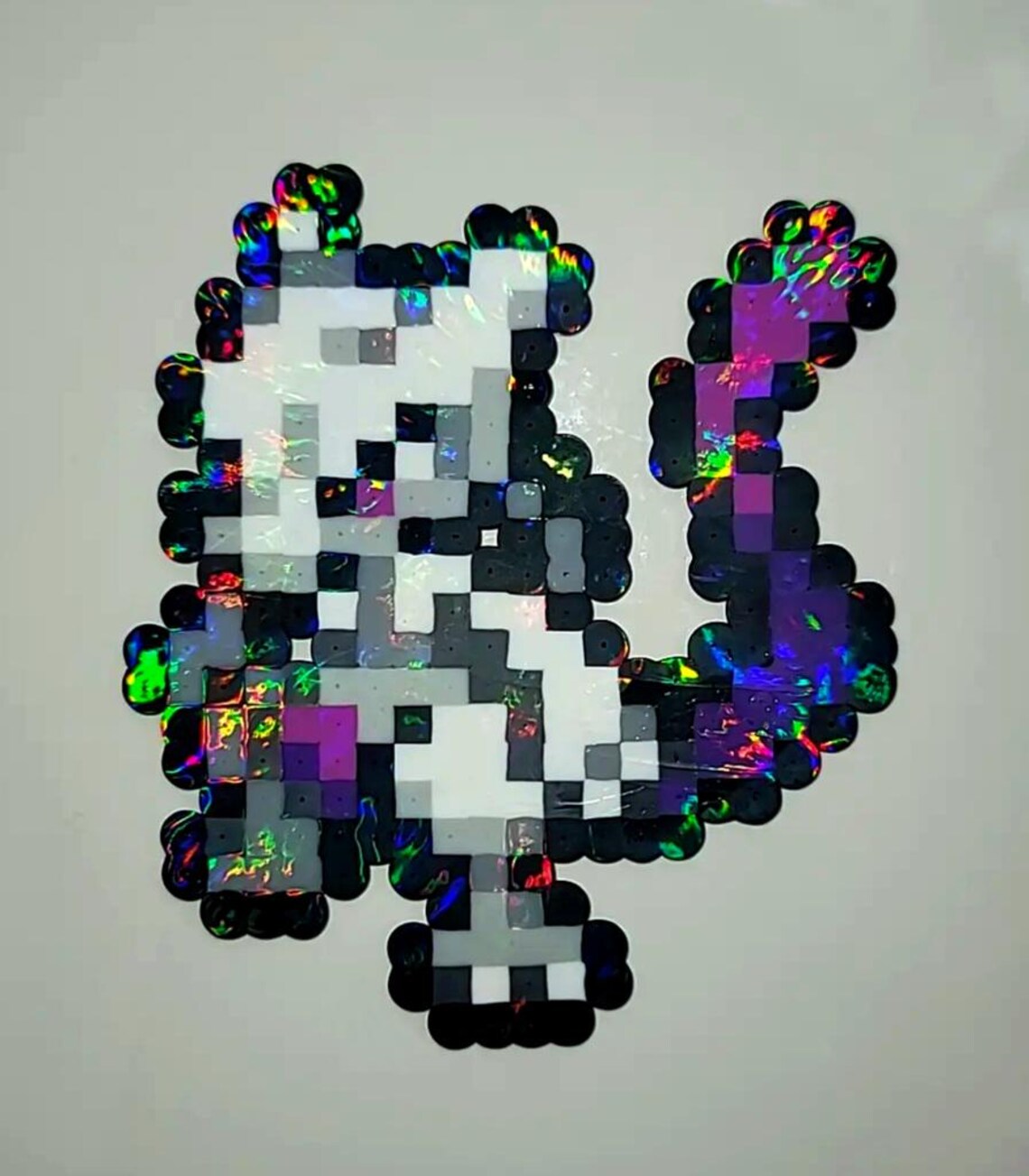 Mewtwo Perler - Etsy