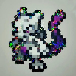 Mewtwo Perler - Etsy