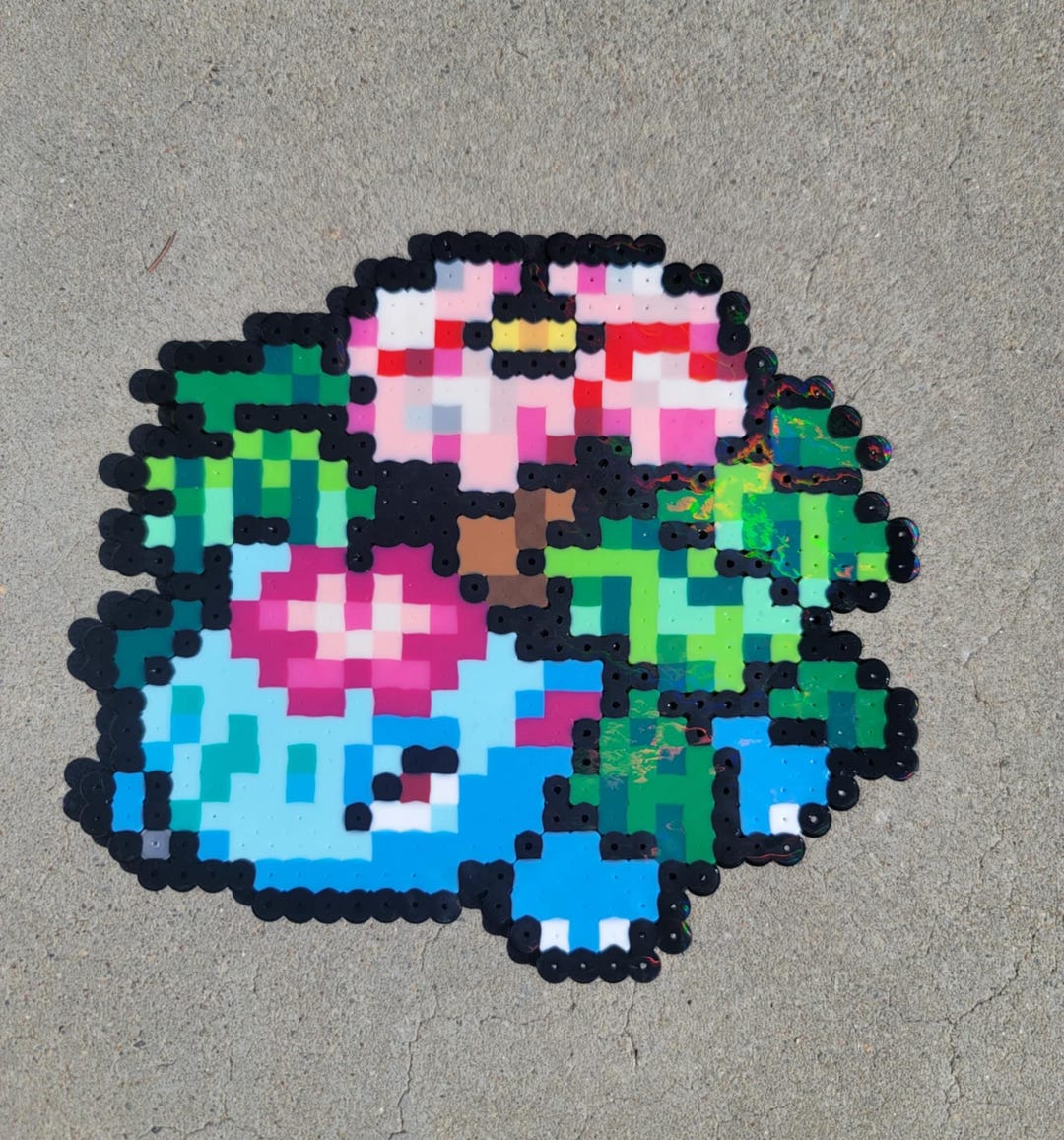 Mega Venusaur Perler - Etsy