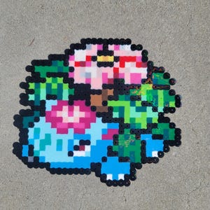 Mega Venusaur Perler - Etsy