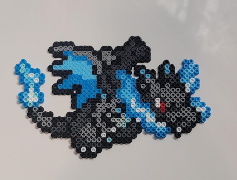 Mega Charizard X Perler - Etsy
