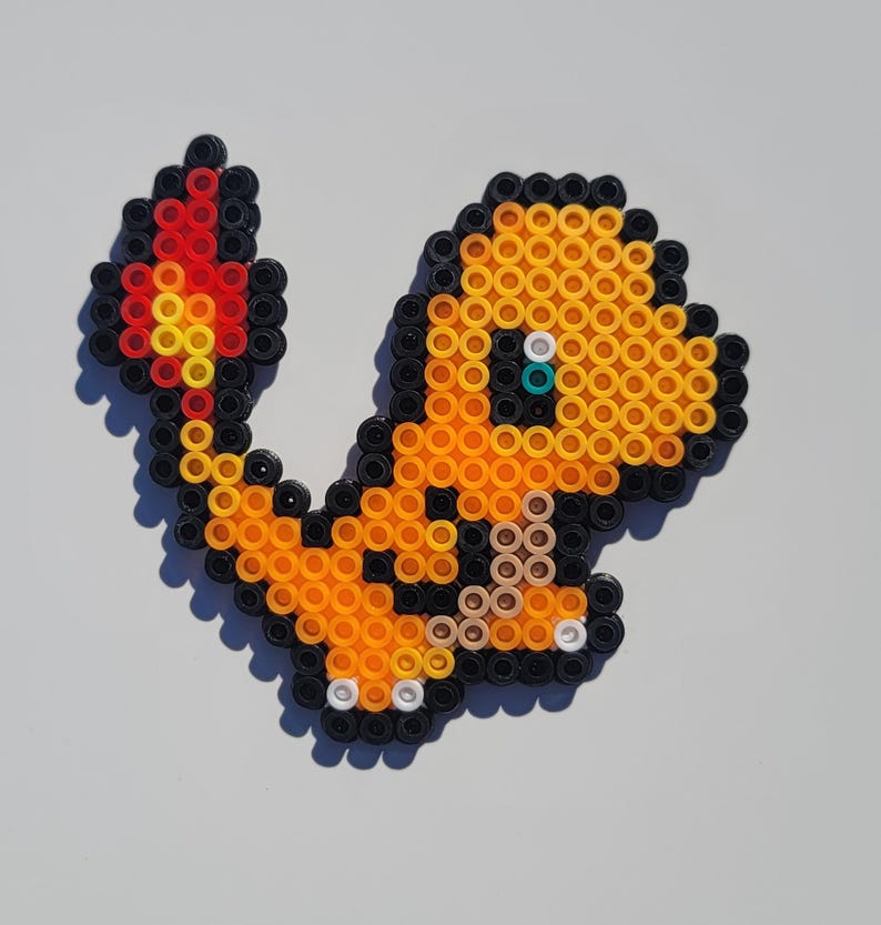 Charmander Perler - Etsy