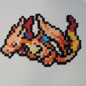 Mega Charizard Y Perler - Etsy