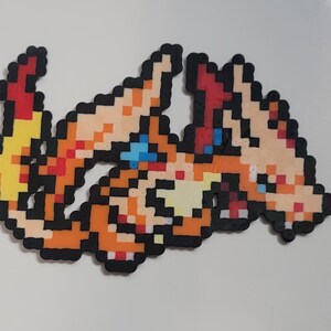 Mega Charizard Y Perler - Etsy