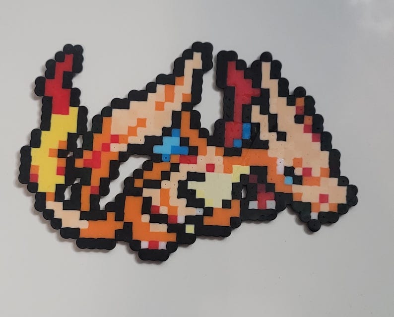 Mega Charizard Y Perler - Etsy