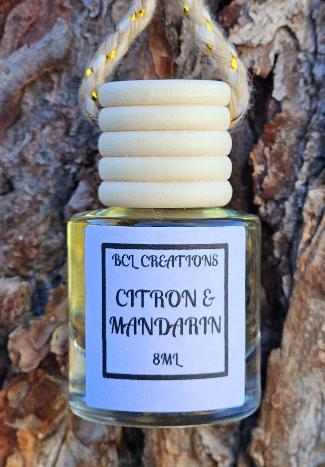 Citron and Mandarin Air Freshner, Citrus Scented Car Air Diffuser ...