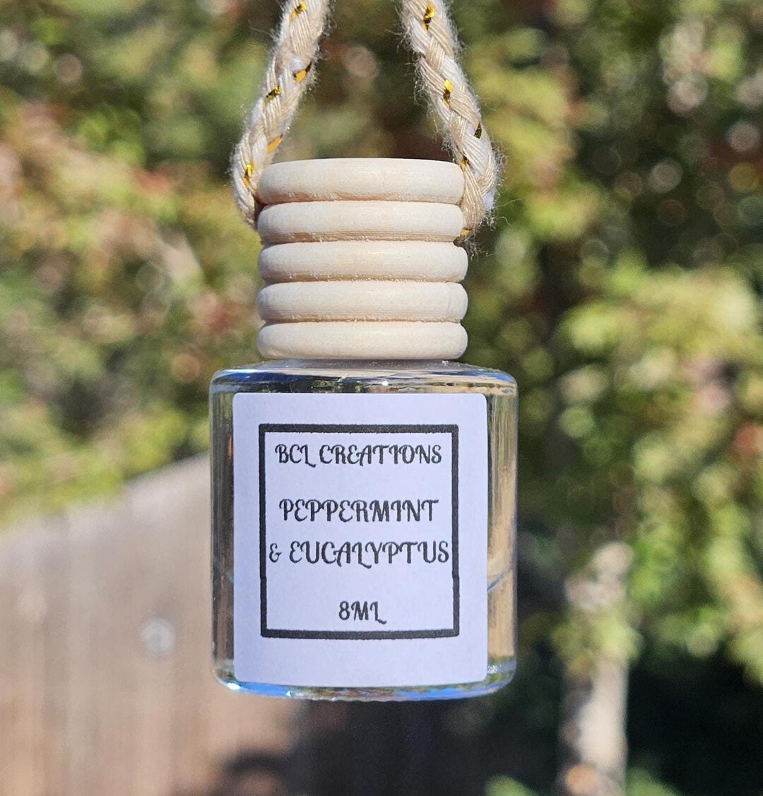 Peppermint and Eucalyptus Car Air Diffuser, Car Air Freshner, New Car ...