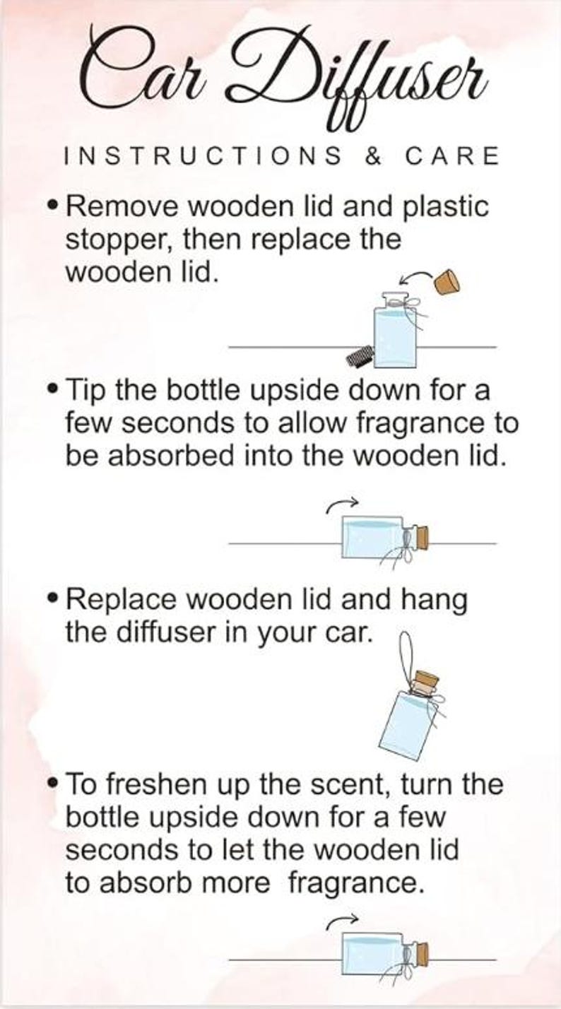 Car Air Diffuser, Hanging Car Accessories, 8ml Car Diffuser, New Car ...