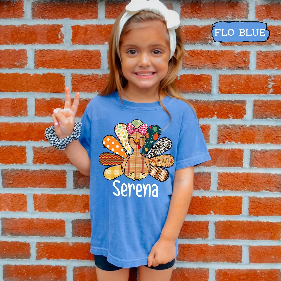 Kids Thanksgiving Custom Shirt, Cute Turkey Shirt, Fall Kids Shirt ...