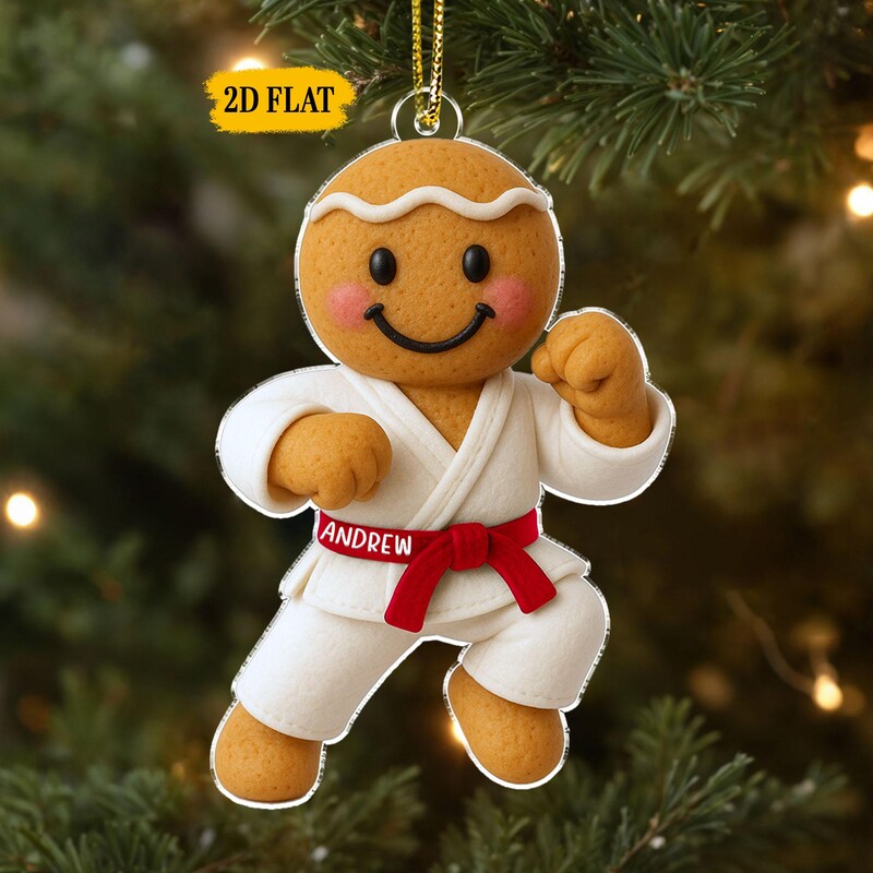 Gingerbread Man Karate - Etsy