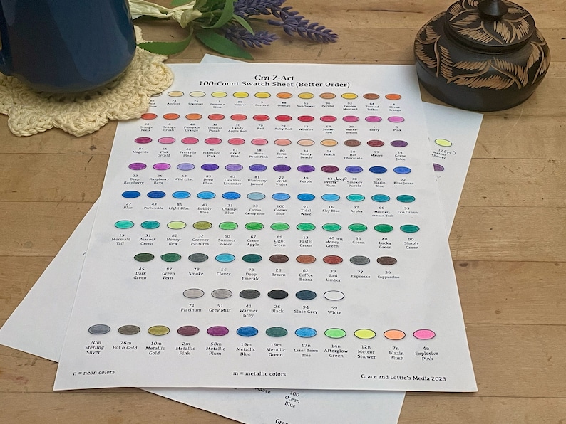Cra-z-art 100-count Swatch Sheets - Etsy