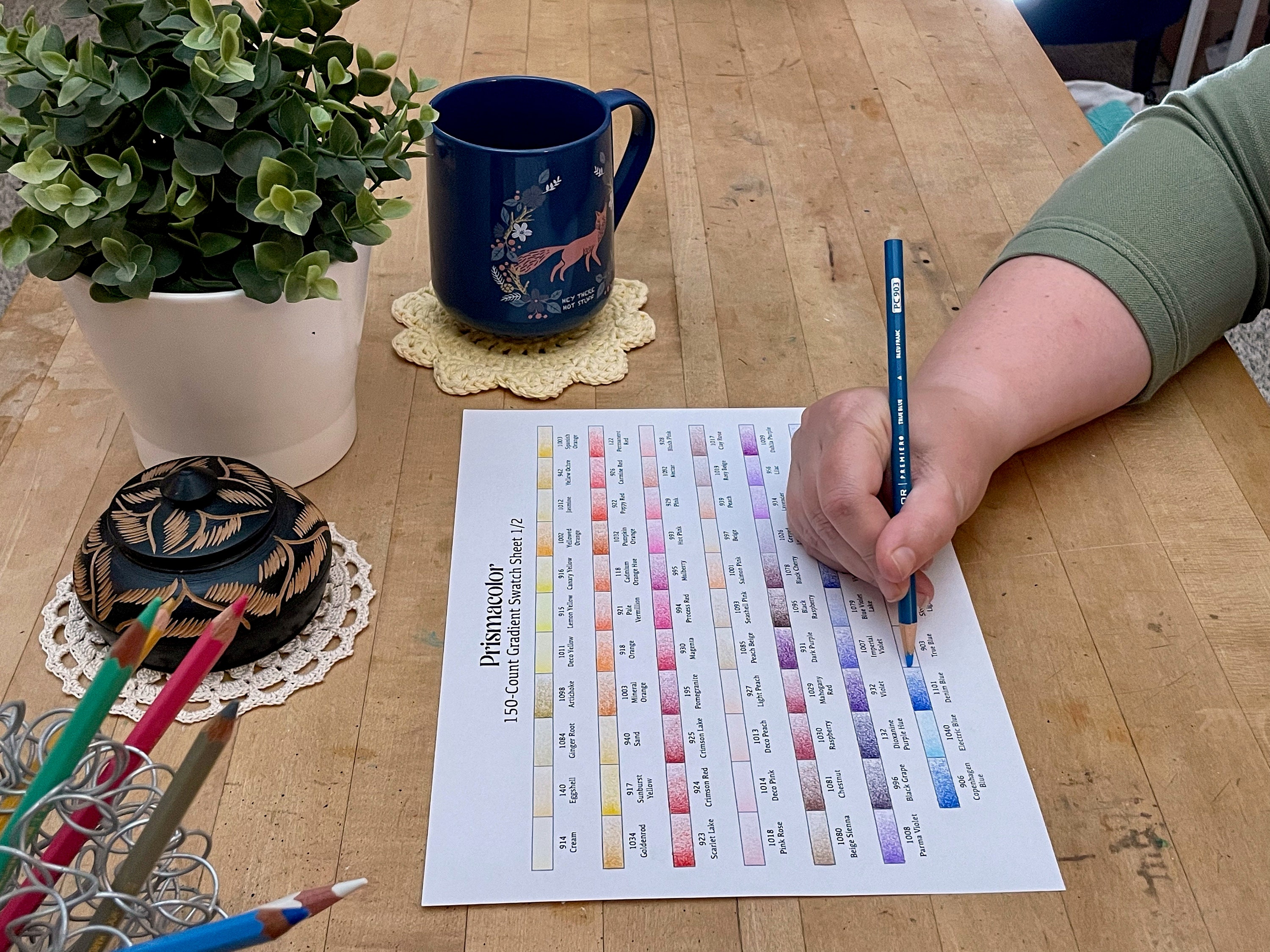 Prismacolor 150-count Gradient Swatch Sheet - Etsy