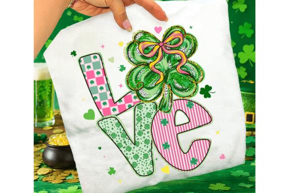 Pink Shamrock Love PNG: St. Patrick's Day Design (digital Download) - Etsy