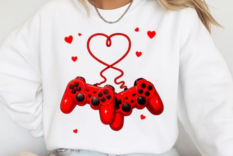 Video Game Heart PNG: Valentine's Day Design (digital Download) - Etsy