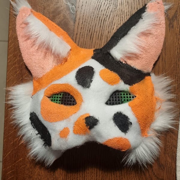Calico Cat Therian Mask - Etsy