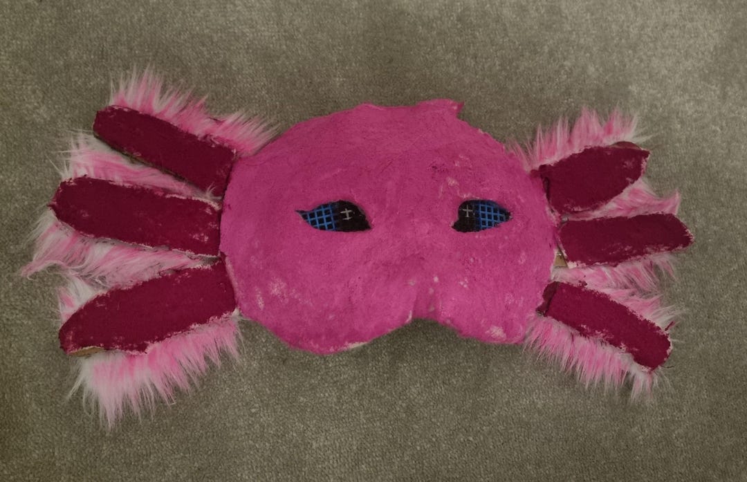 Axolotl Mask - Etsy