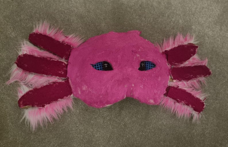 Axolotl Mask - Etsy