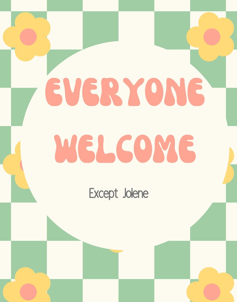 Dolly Parton Everyone Welcome Except Jolene Digital Print - Etsy