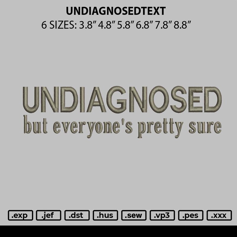 Undiagnosed but Pretty Sure - Etsy