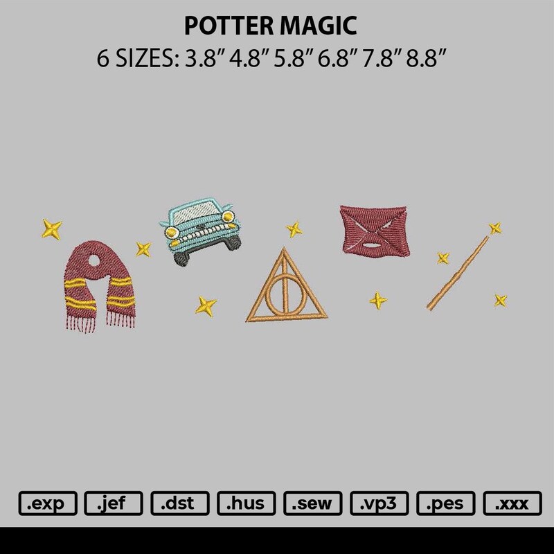 Potter Embroidery - Etsy