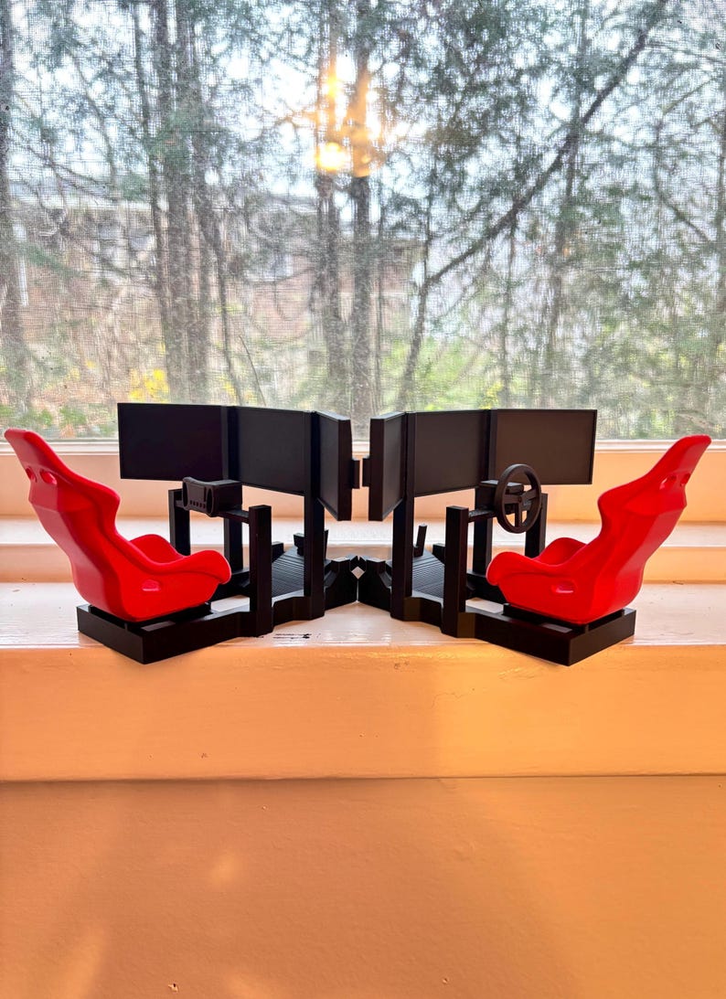 Miniature Sim Racing Rig - Gaming Setup Decoration (3D FILES ONLY) - Etsy