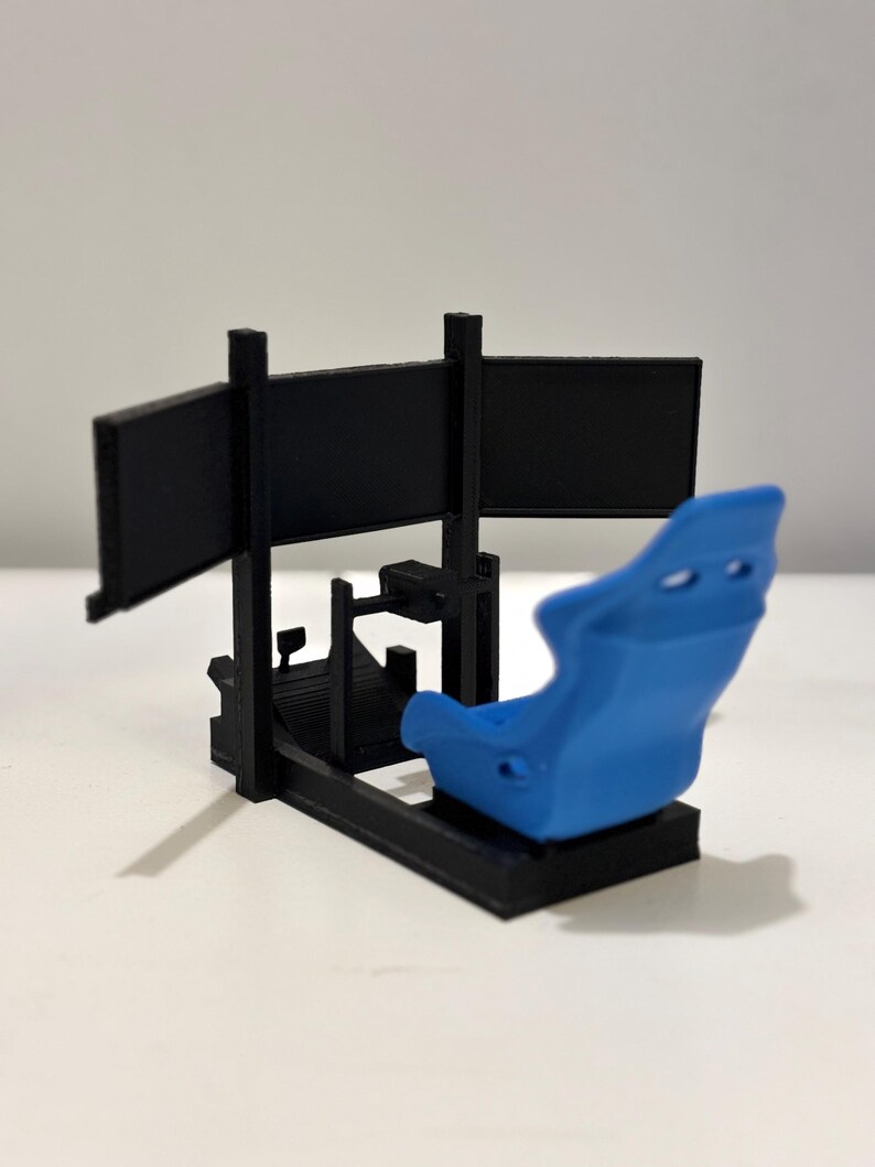 Miniature Sim Racing Rig - Gaming Setup Decoration (3D FILES ONLY) - Etsy