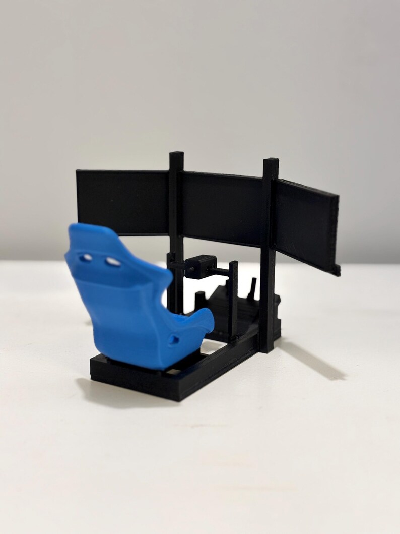 Miniature Sim Racing Rig Gaming Setup Decoration - Etsy Australia