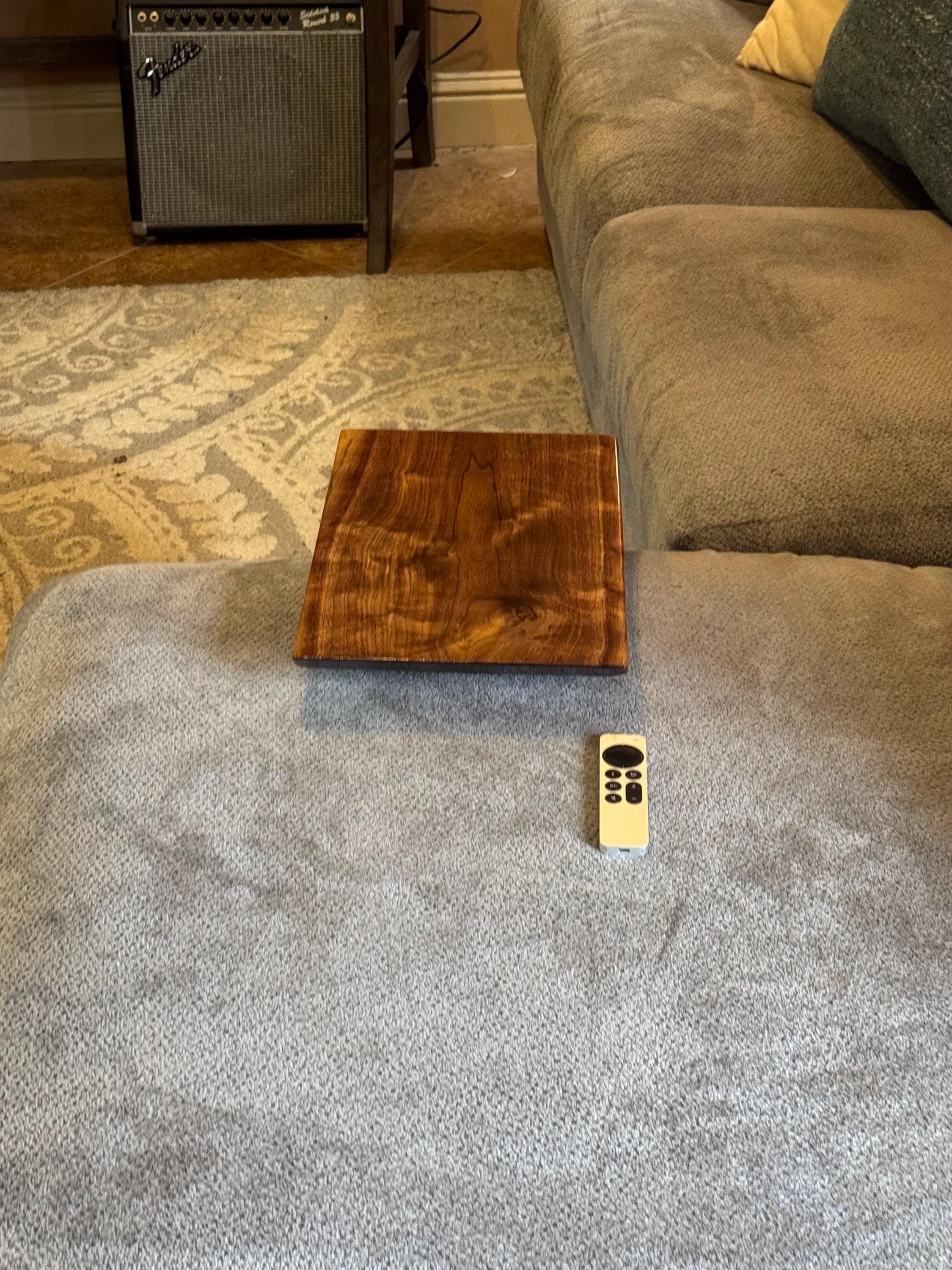 Black Walnut Living Room End Table With Waterfall Grain Pattern ...