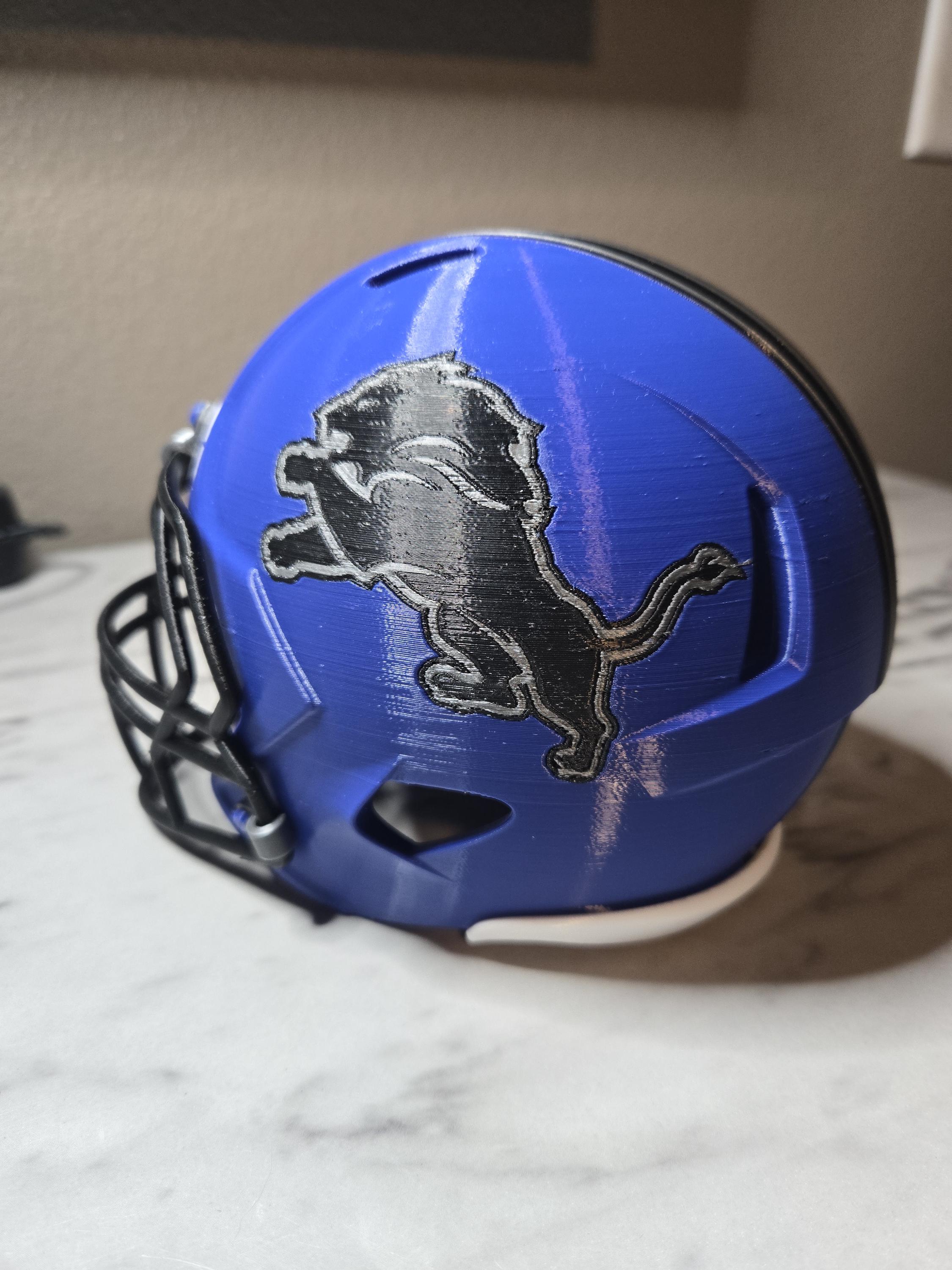Custom NFL Football Helmets Made Out of PETG - Etsy