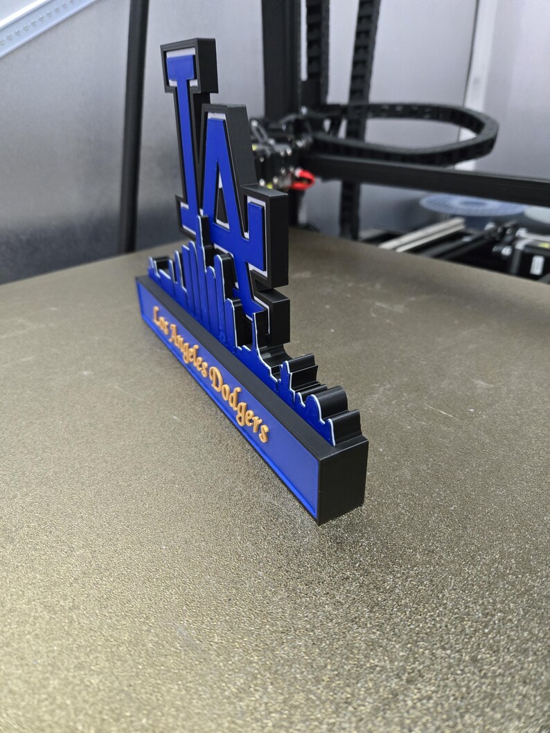 Custom 3D Printed LA Dodgers Skyline Sign - Etsy