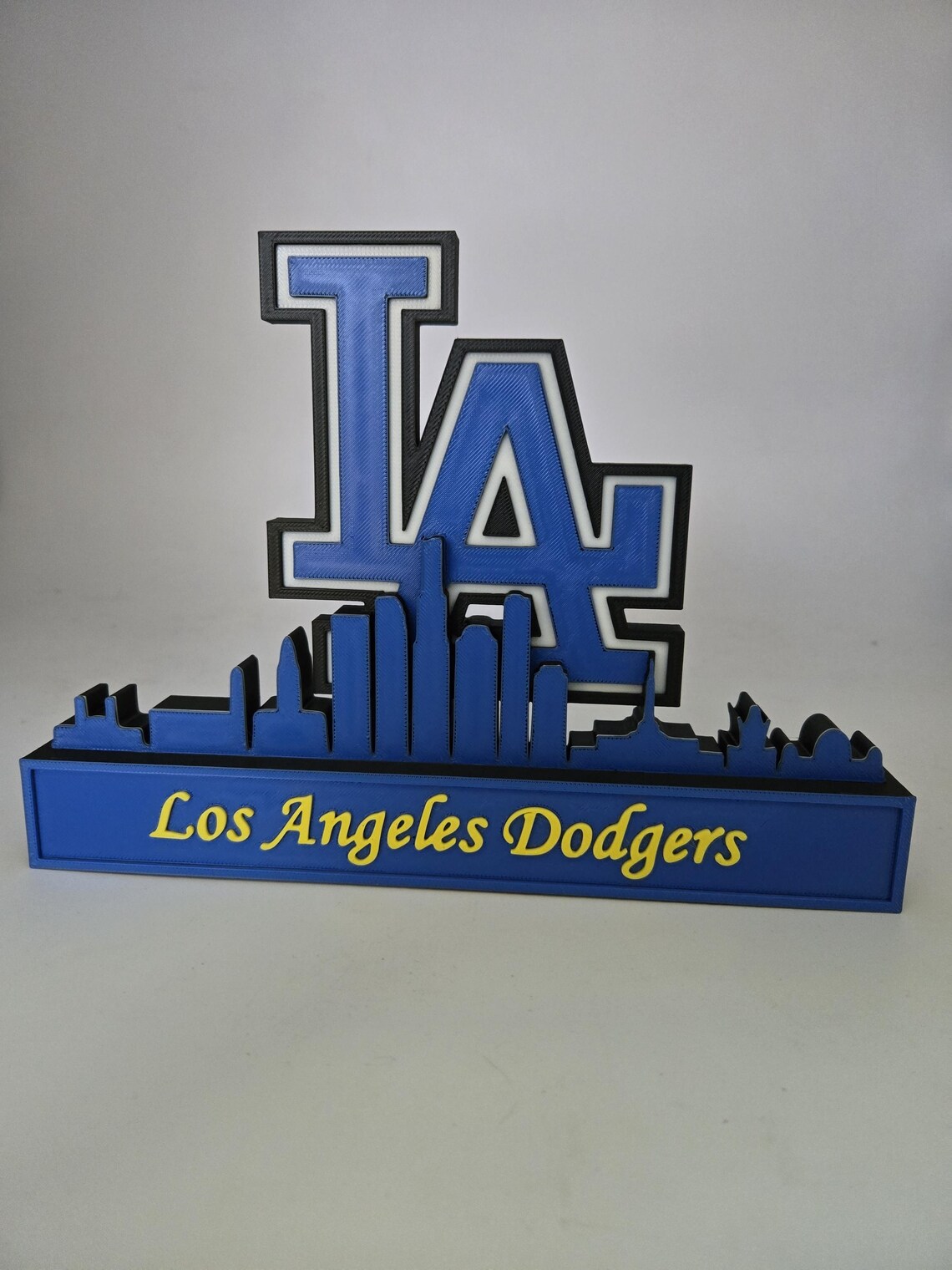 Custom 3D Printed LA Dodgers Skyline Sign - Etsy