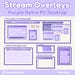 Animated Purple Retro PC Stream Overlay | Streamlabs Twitch OBS ...