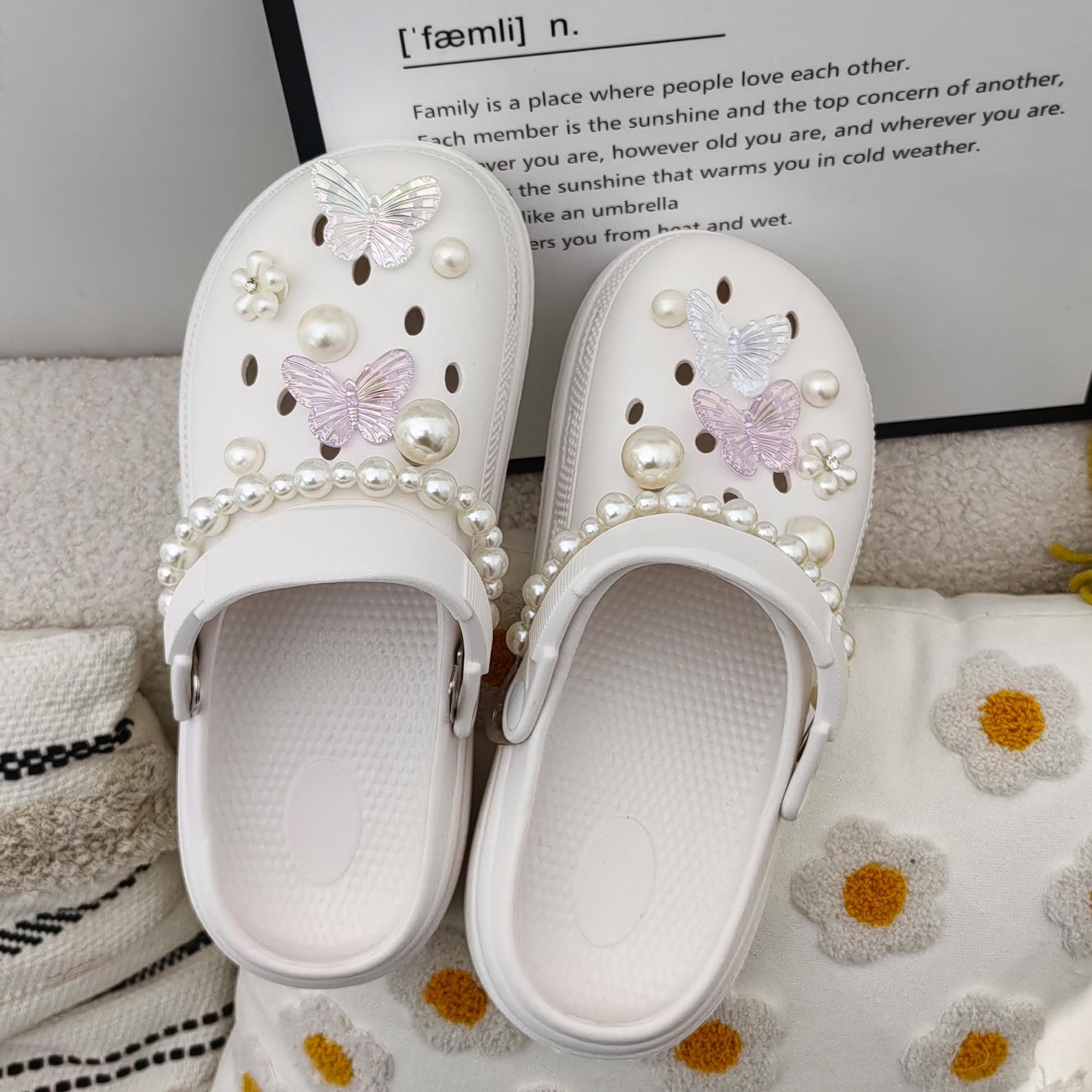 Set of 16 Elegant yet Charmingly Cute Shoe Charm Sets Summer Winter ...