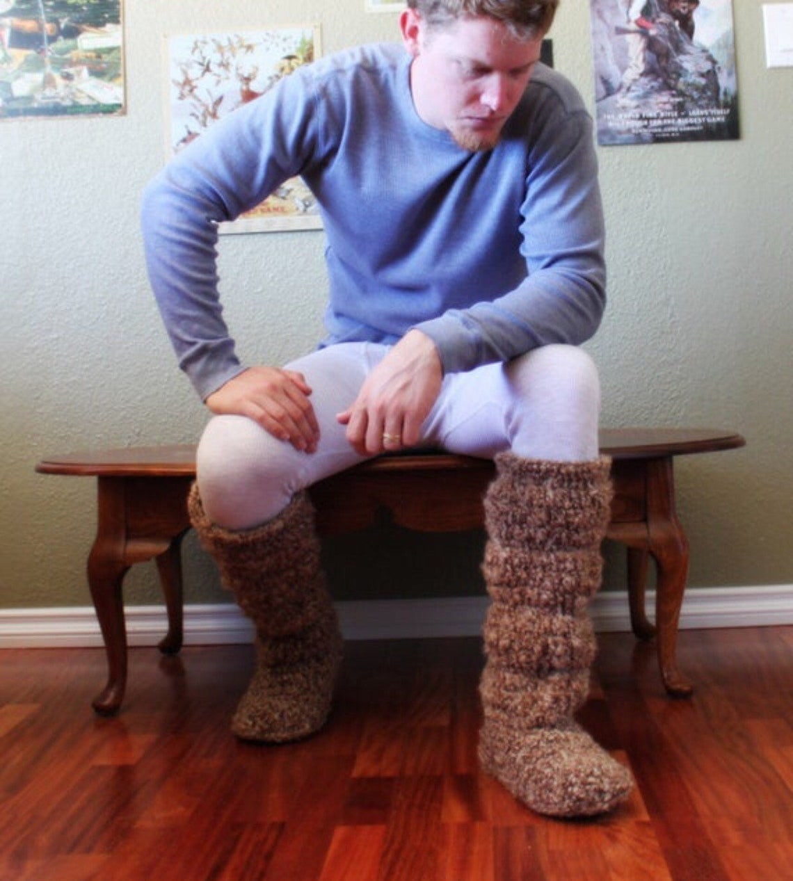 Crochet Pattern Mens Slipper Boots Sizes 8-15 DIGITAL | Etsy