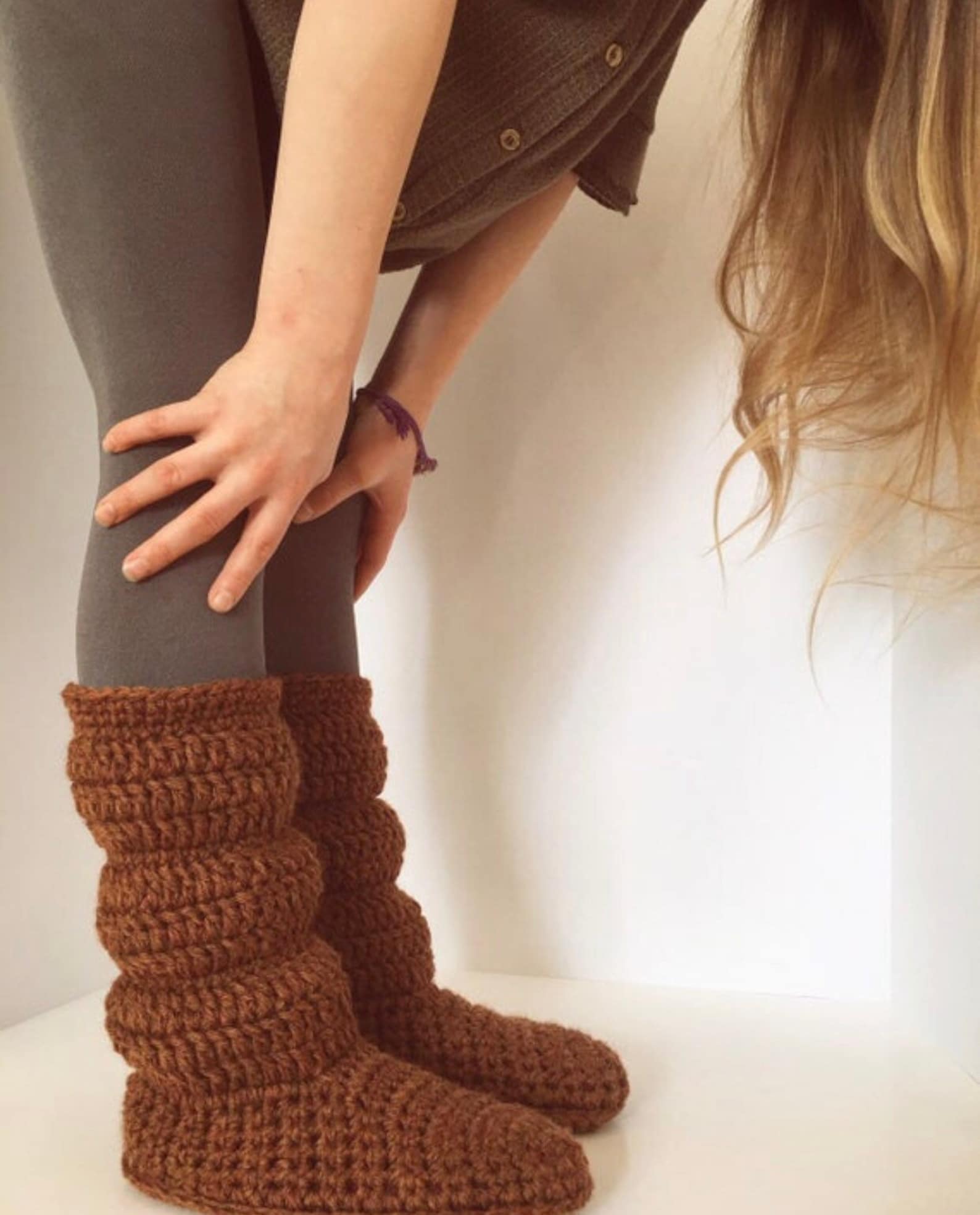 Crochet Pattern, Slipper Boots, US Womens Sizes 5-10, Digital Downloads ...