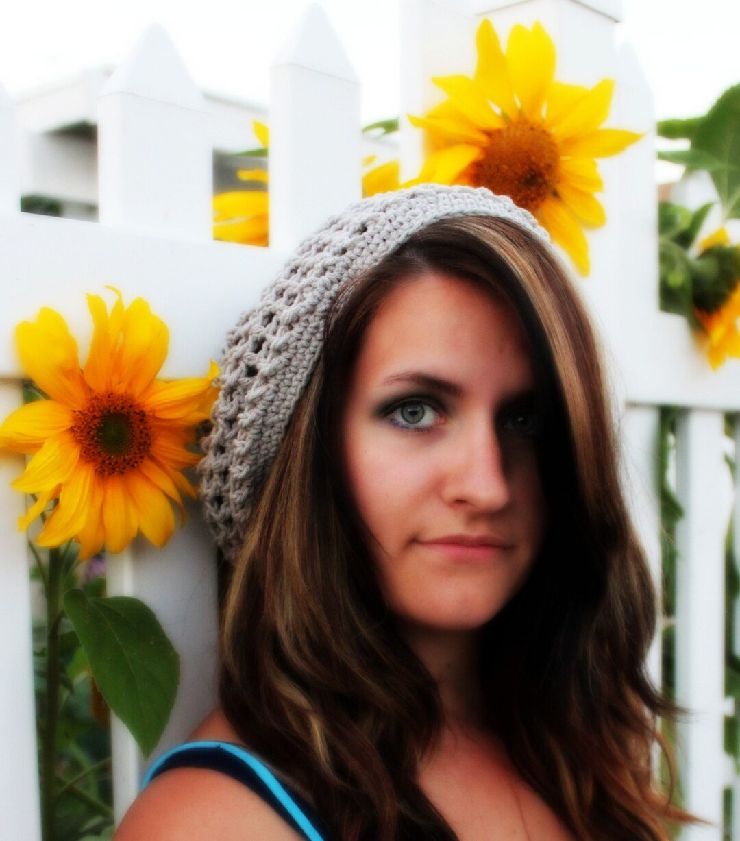 Crochet Pattern- Slouchy Cotton Tam - Etsy