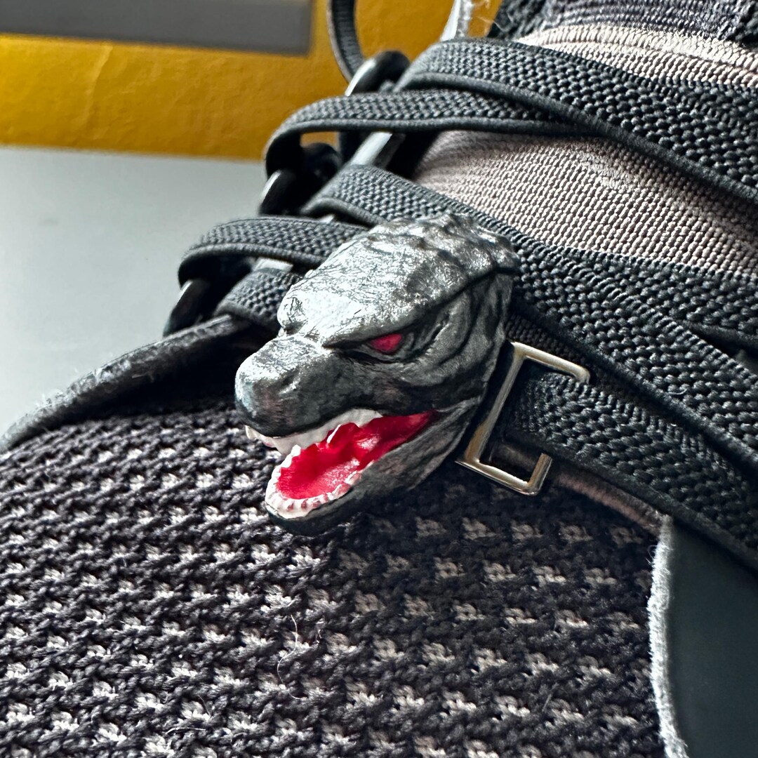 Kaiju Gojira Godzilla Lace Locks, Godzilla Charm, Godzilla Shoe Charm ...