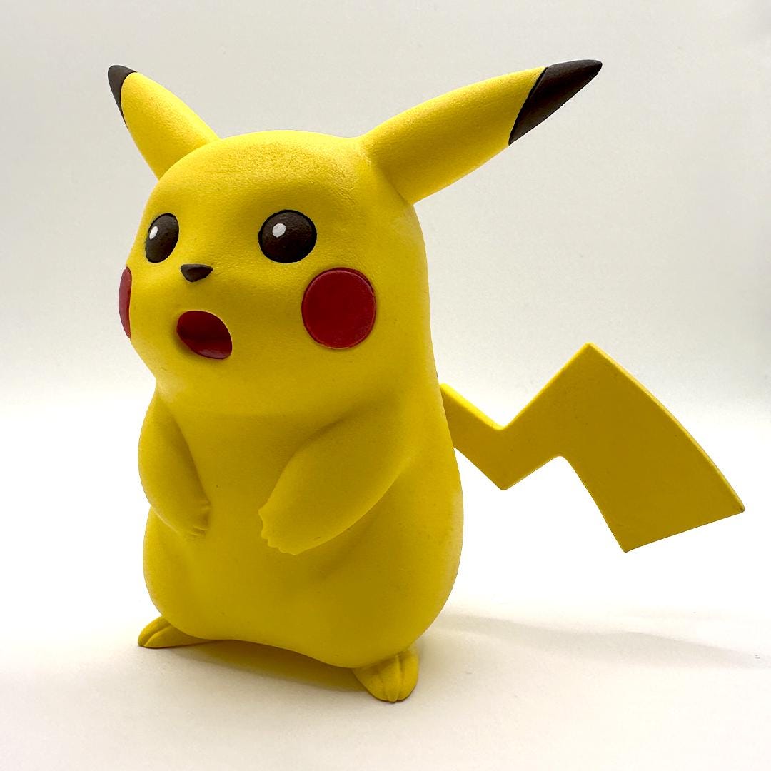 Surprised Pikachu Meme Figure, Pokemon Pikachu Anime Figure, Videogame ...