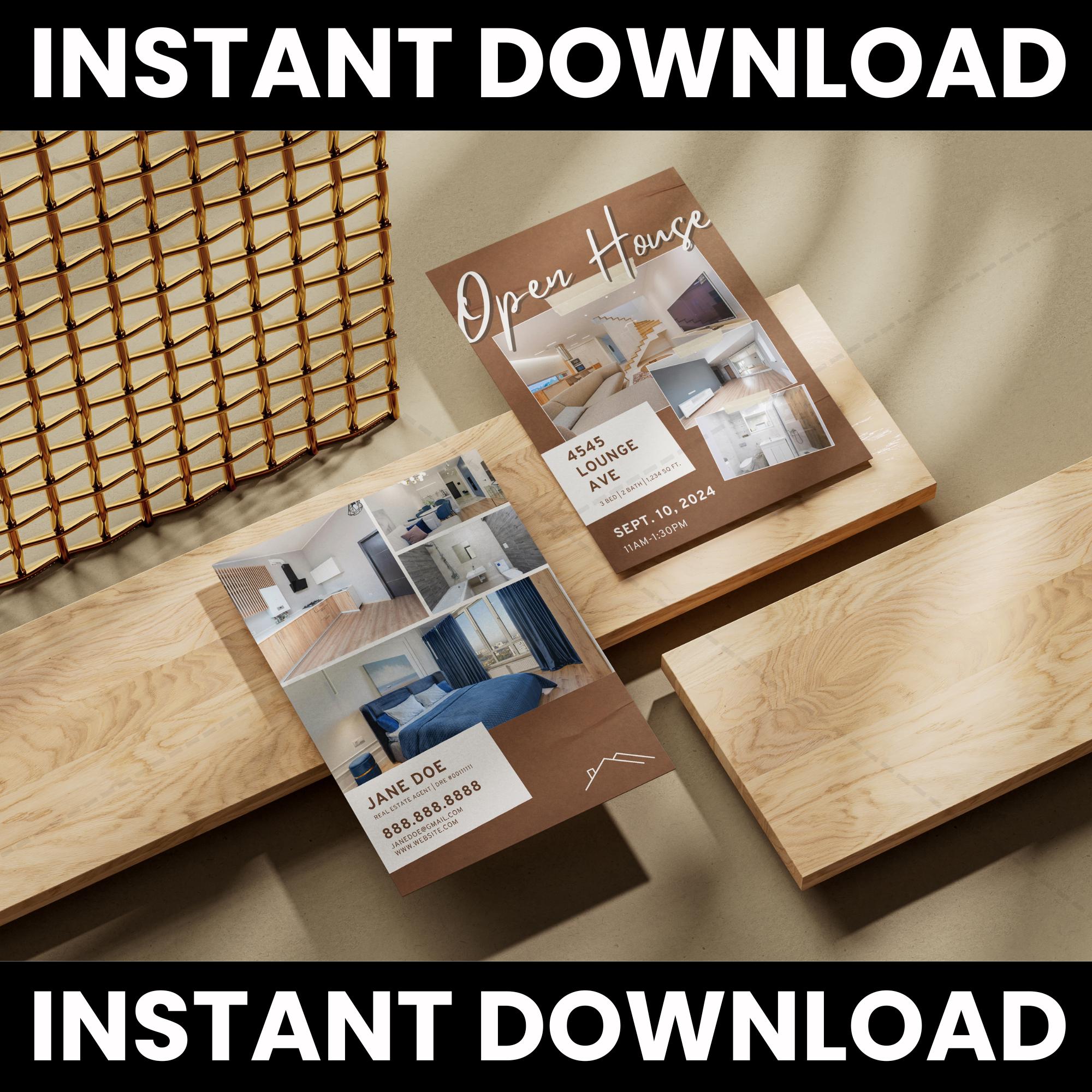 Small 33 Item Real Estate Marketing Kit | Easy Downloadable & Editable ...