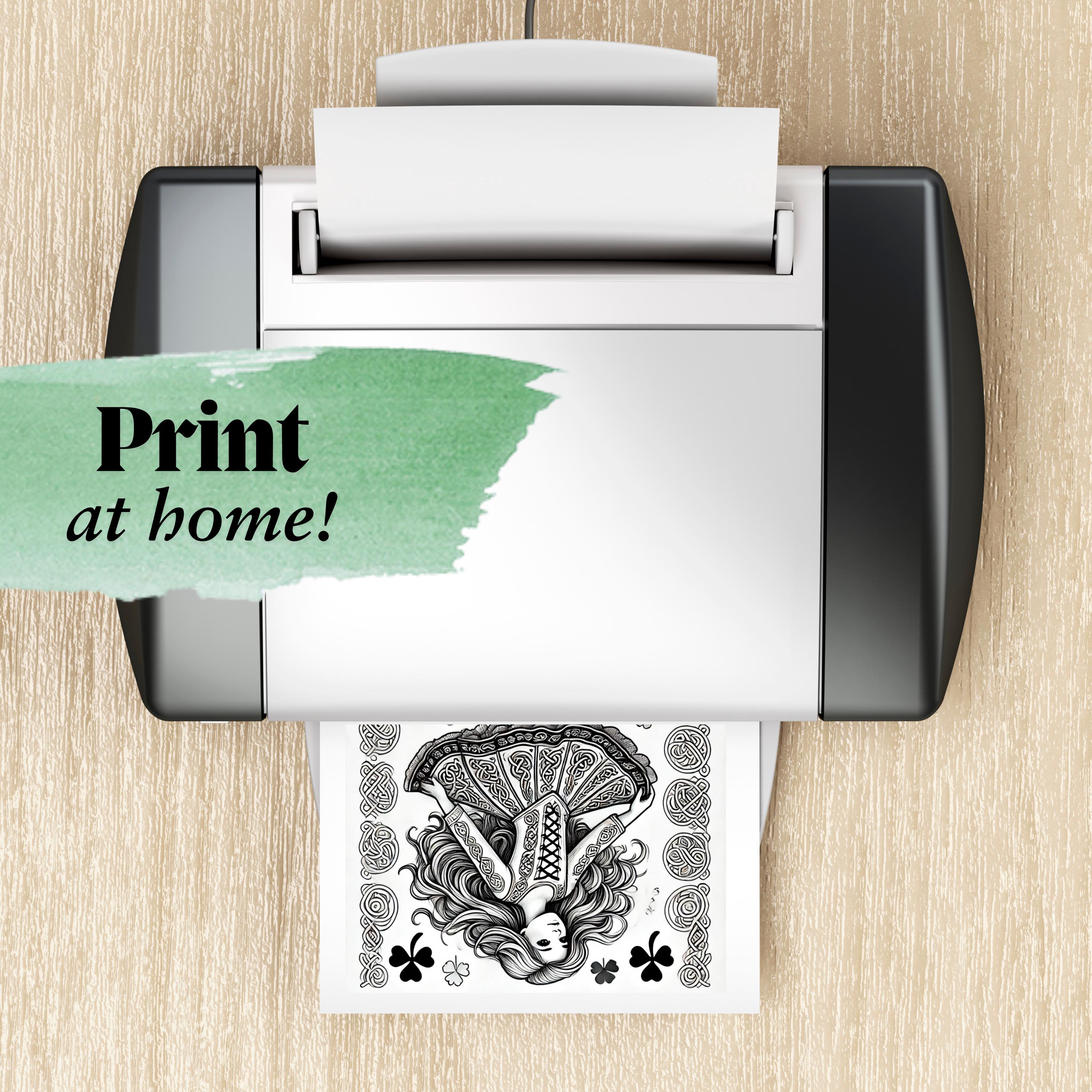 10 Irish Dance Coloring Pages - Etsy