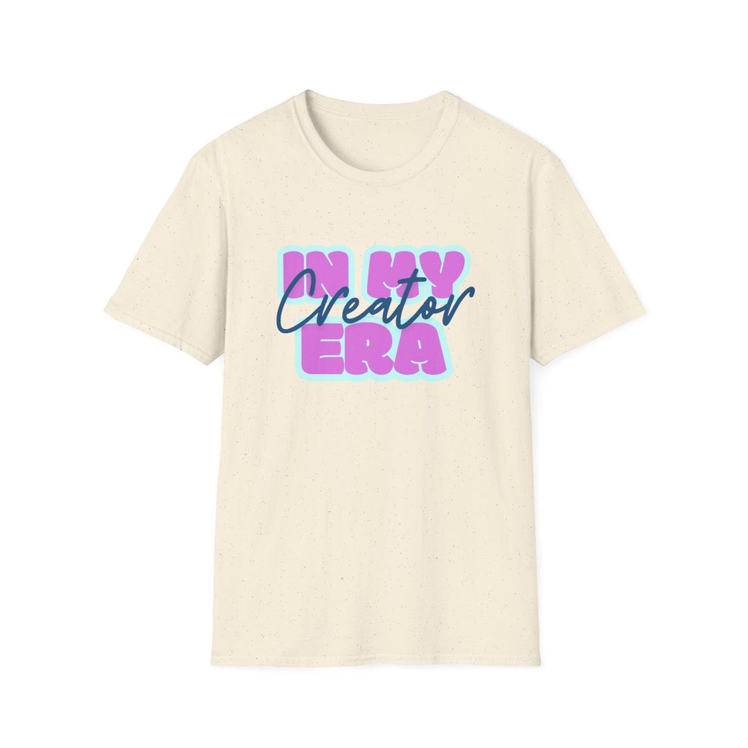 Content Creator Unisex Softstyle T-shirt, Blogger Tee, Social Media ...